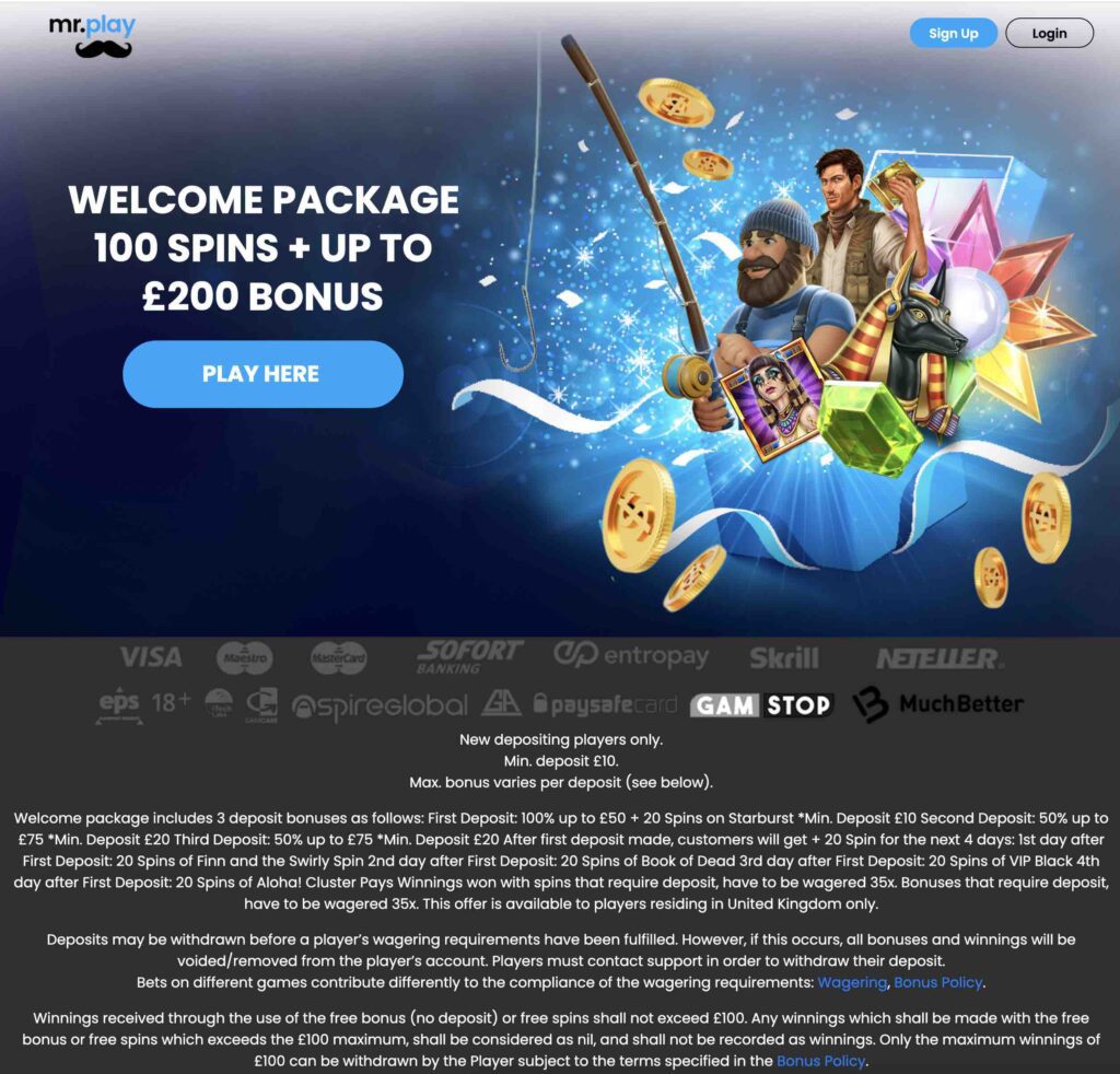 Mr Play Casino - A Full Review + Deposit Bonus Awaits