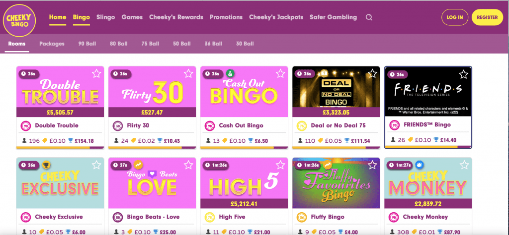Cheeky Bingo Review - Get Your £40 Bonus - Foxy Bingo Sister Site