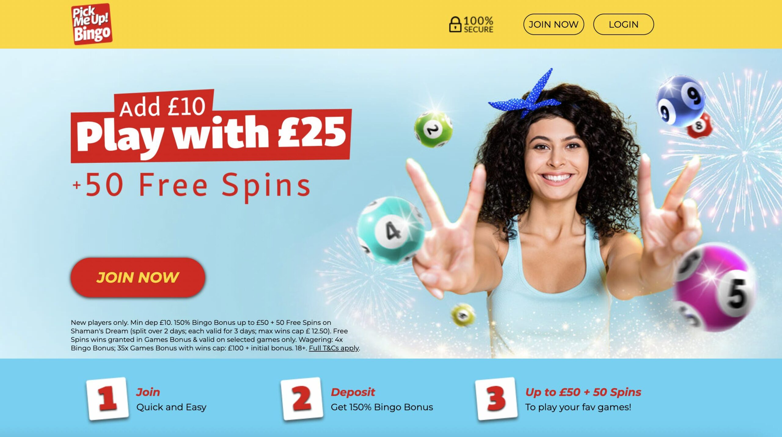 Pick Me Up Bingo Review - Broadway Gaming Site - Rated 4/5